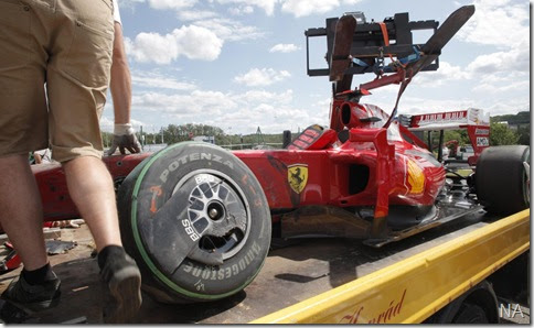 Felipe Massa sofre acidente no treino classificatório do GP da Hungria ...